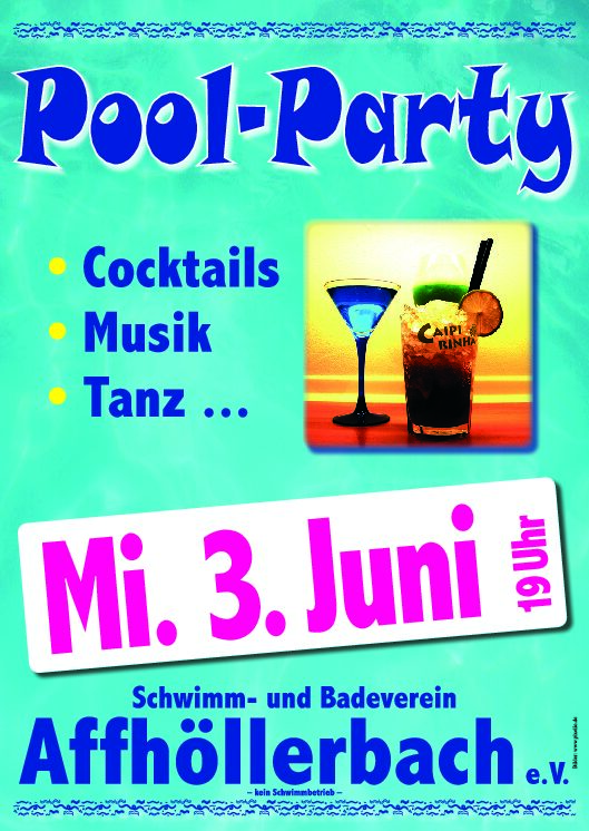 Pool-Party steigt wieder - Odenwälder Journal